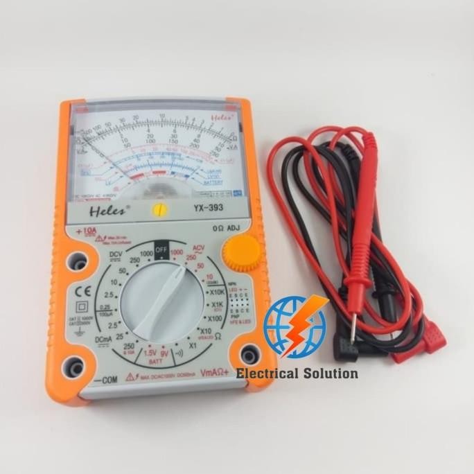 Jual Avometer Analog Transistor Multitester + Led Heles Yx393 Original ...