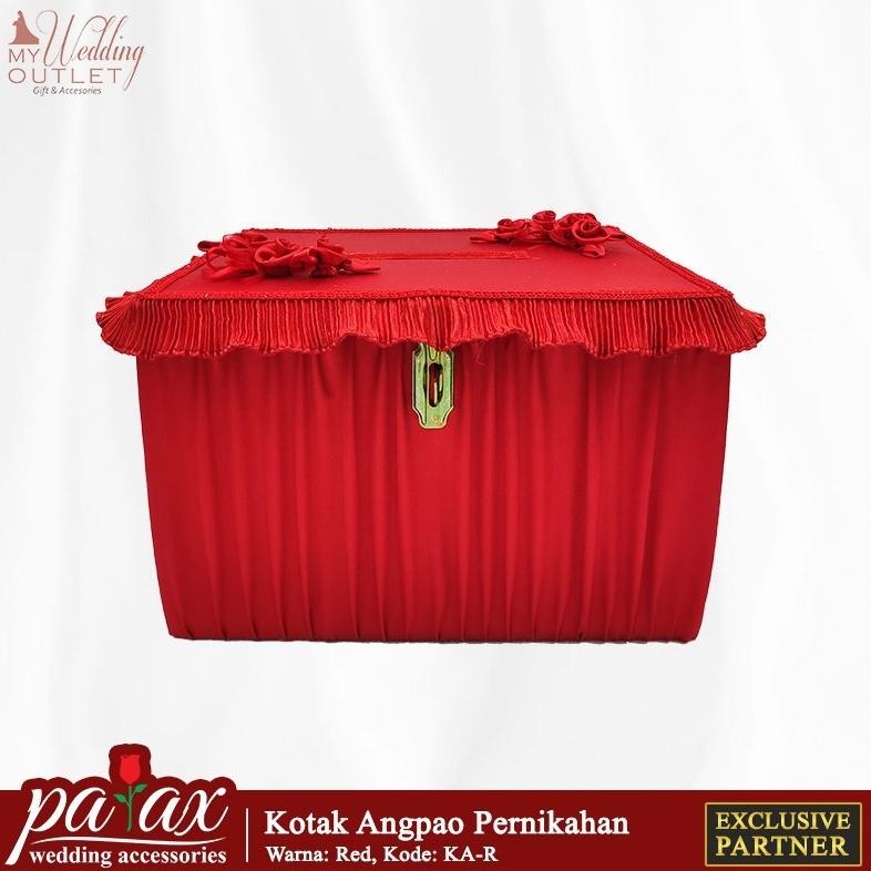 Jual GHT Kotak Uang Angpao Pernikahan - Merah ( Tempat Amplop Resepsi ...