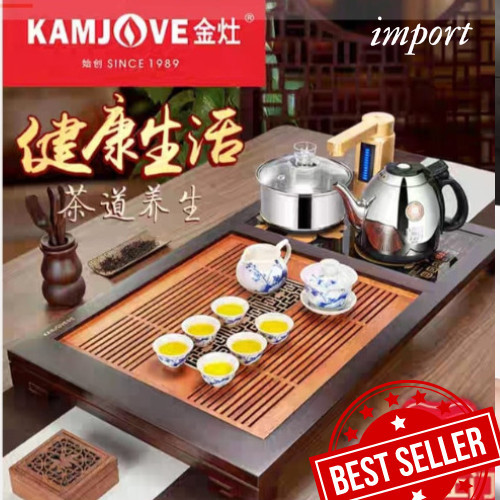 Jual Meja Chinese Tea TeaSet Kamjove Papan Tray Pot Teko Teh China Set ...
