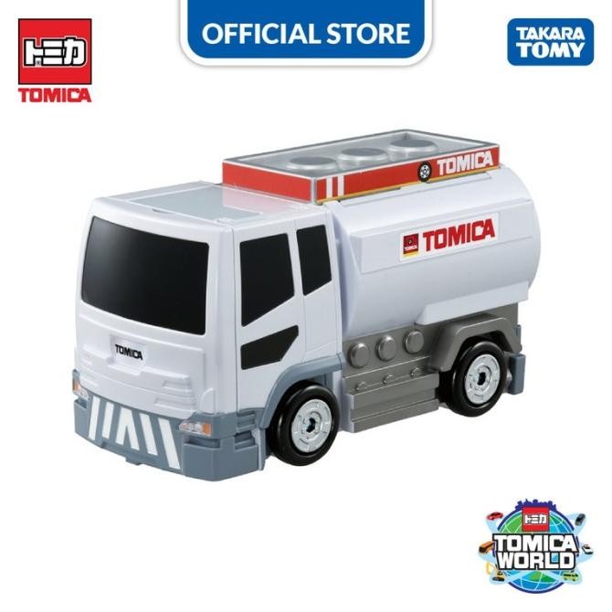 Jual Tomica World Transform! Tank Truck - Gas Station | Shopee Indonesia