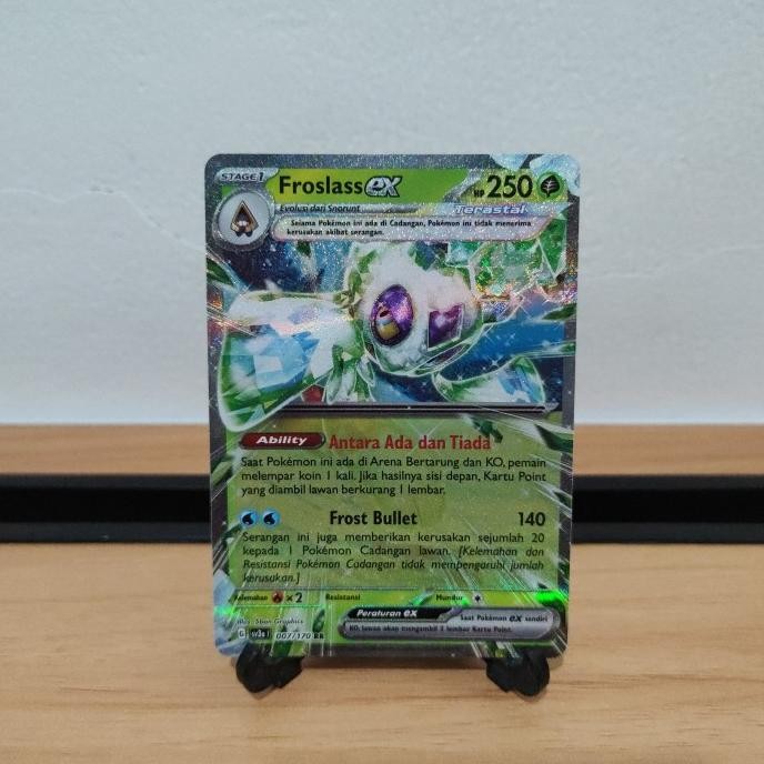 Jual Pokemon TCG Indonesia Froslass ex SV3s 007/170 RR | Shopee Indonesia