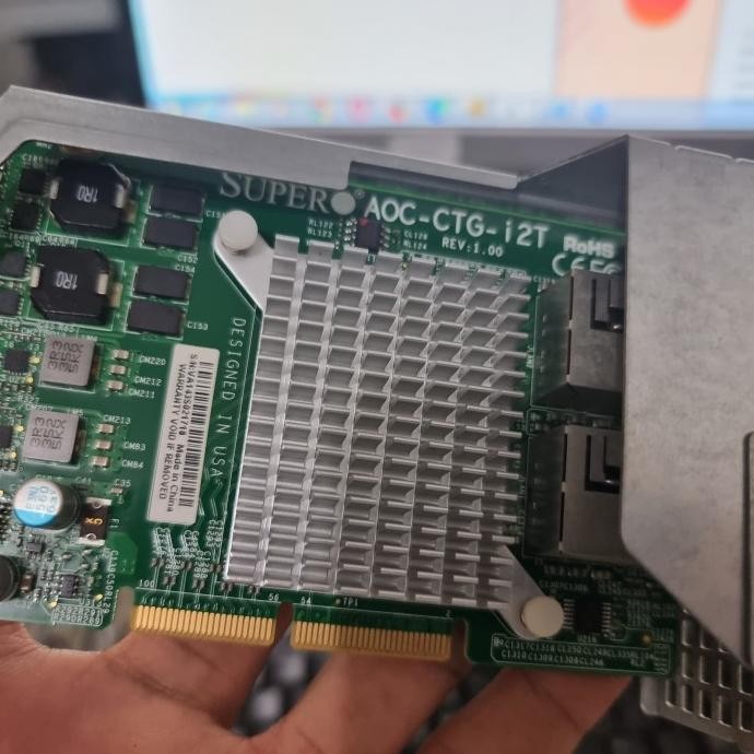 Jual Supermicro AOC-CTG-i2T 2-Port 10 Gigabit 10GbE Ethernet Adapter ...