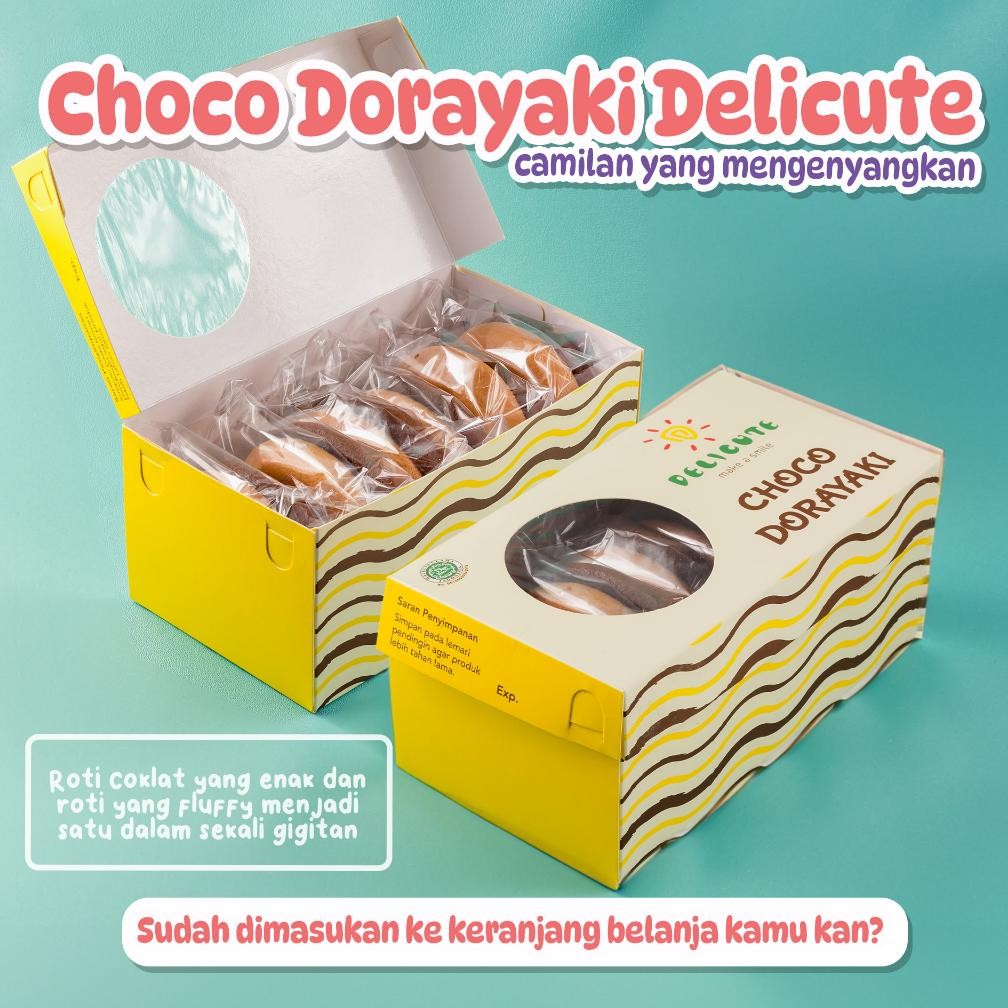 Jual CHOCO DORAYAKI DELICUTE - ISI 6 SET (DOUBLE CAKE DENGAN FILLING ...