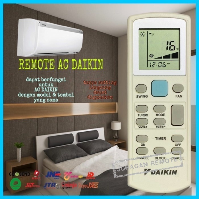 Jual Remote Control AC Daikin Remot Ac Daikin FTV15 FTV20 FTV25 FTV35 ...