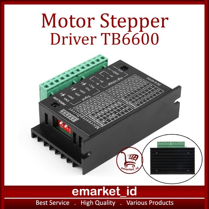 Jual Stepper Motor Driver TB6600 4A / Microstep Controller Tipis Mikro ...