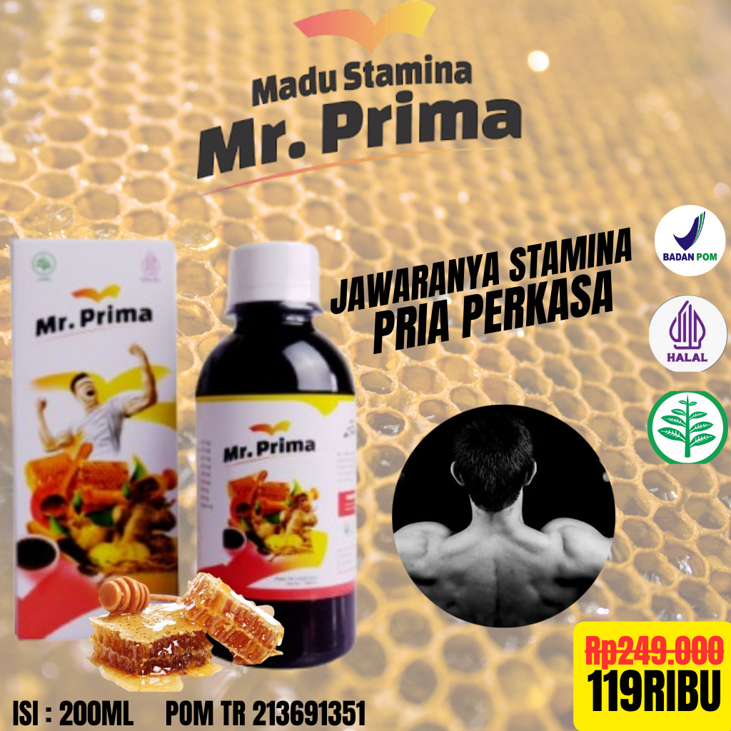 Jual Mr Prima Penguat Stamina Pria Berkhasiat Madu Asli | Shopee Indonesia