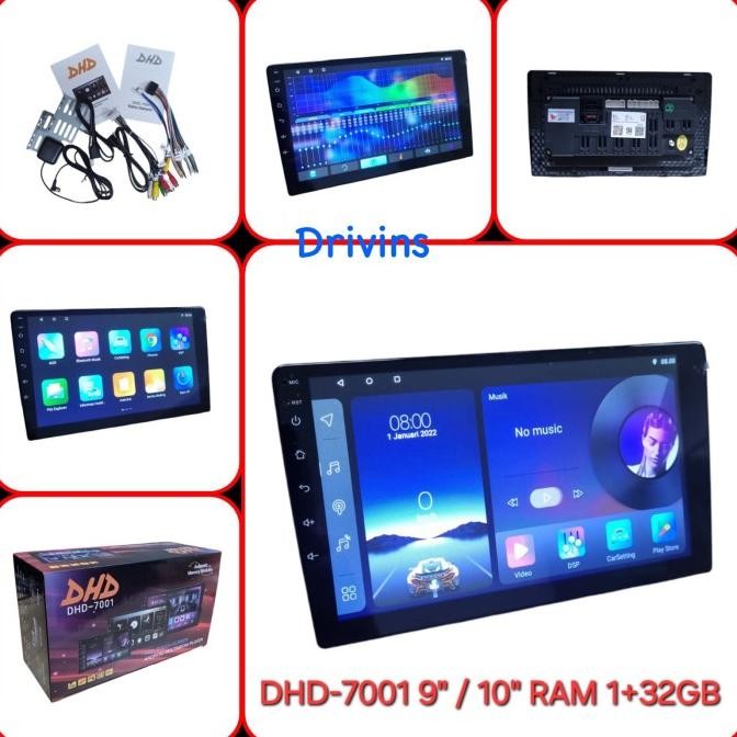 Jual NEW HEADUNIT ANDROID 9" DHD-7001 / DHD 7001 9INCH | Shopee Indonesia