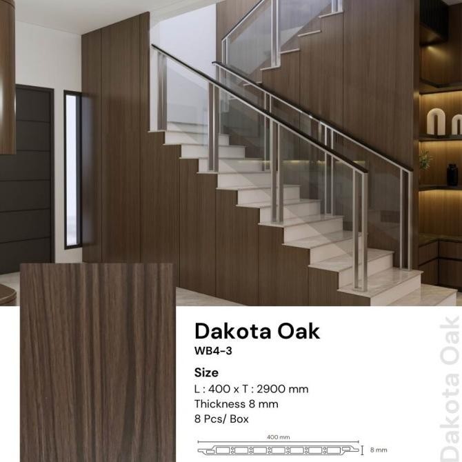 Jual Wallboard PVC Kayu | Fabric | Marmer Panel Dinding tebal 8mm ...