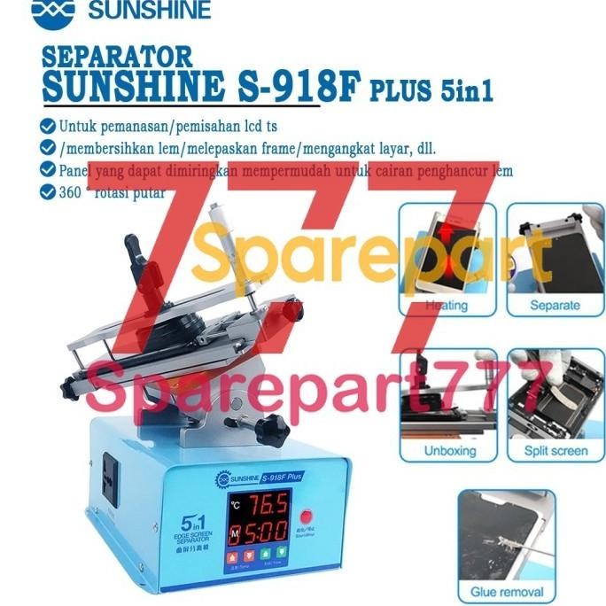 Jual SUNSHINE S-918F 5 IN 1 MESIN PEMISAH ATAU PEMANASAN LEM LCD ...