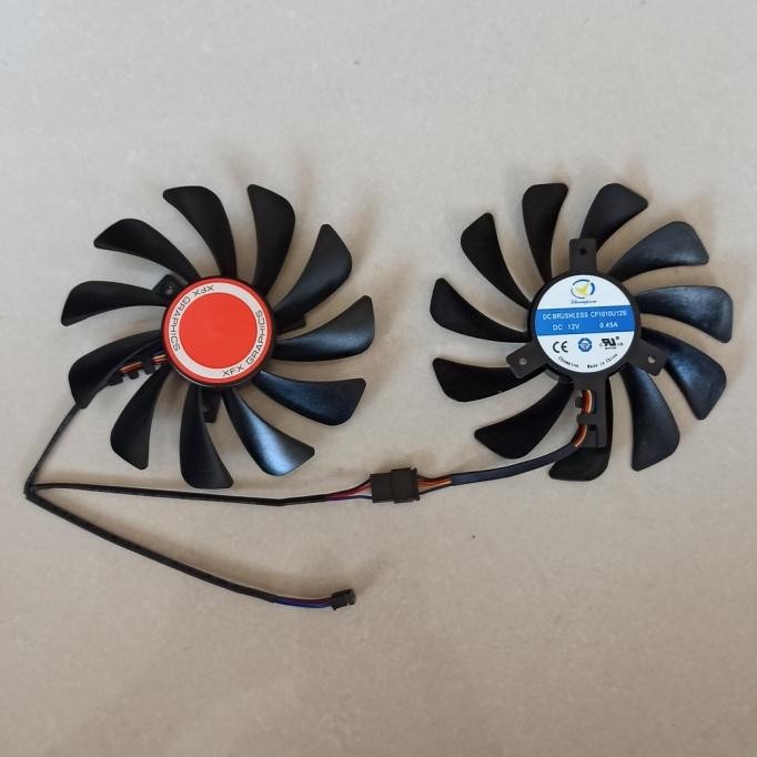 Jual XFX,MSI armor, RX580 GPU Cooler Fan RX 590 580 570 Graphics Card ...