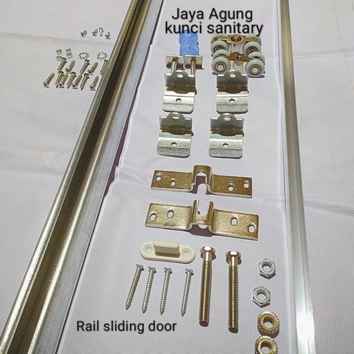 Jual Promo!! Rel Pintu Sliding /Geser Galvanis Panjang 1,8 Meter | Shopee Indonesia