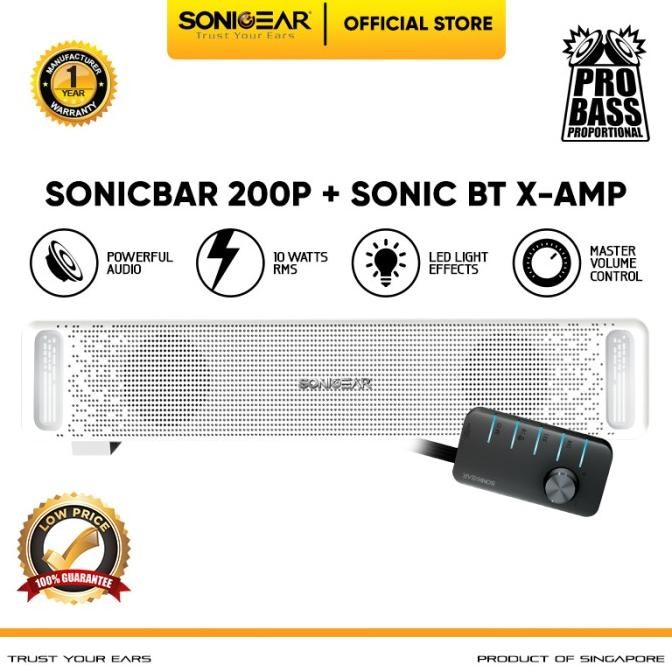 Jual Sonicgear Sonicbar 200P Powerful Soundbar Speakers With Light ...