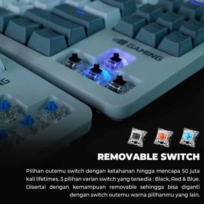 Jual Keyboard Digital Alliance Meca Fighter ICE TKL - DA Meca Fighter ...