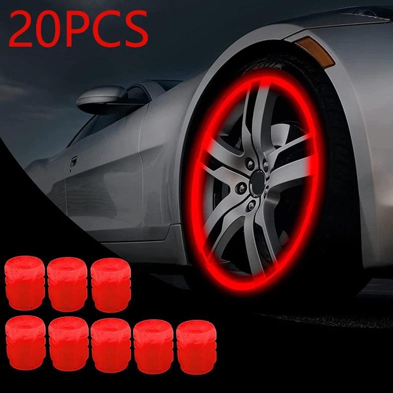 Jual UNIVERSAL LUMINOUS VALVE CAPS NIGHT GLOWING CAR TYRE DECOR FOR BMW ...
