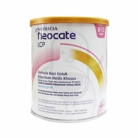 Jual NEOCATE LCP FORMULA BAYI USIA 0-12 BULAN 400 GRAM KALENG | Shopee ...