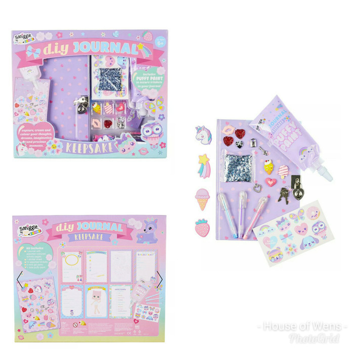Jual SMIGGLE DIY KEEP SAFE JOURNAL KIT - DIARY ANAK SMIGGLE | Shopee ...