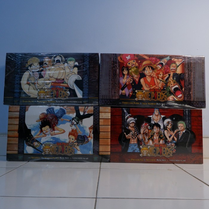 Jual SGA99 ONE PIECE BOX SET 1-4 VOL 1-90 VIZ MEDIA EIICHIRO ODA KOMIK ...