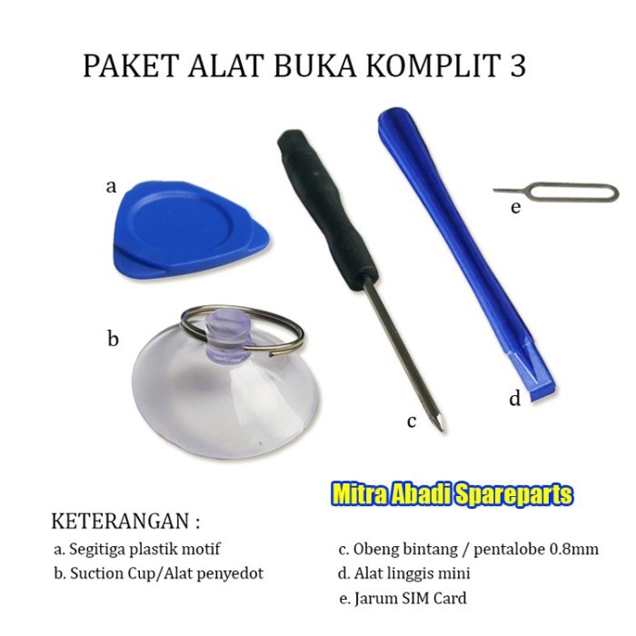 Jual Paket Alat Buka Lengkap/Komplit/Complete Packet of Opening Tools 3 ...