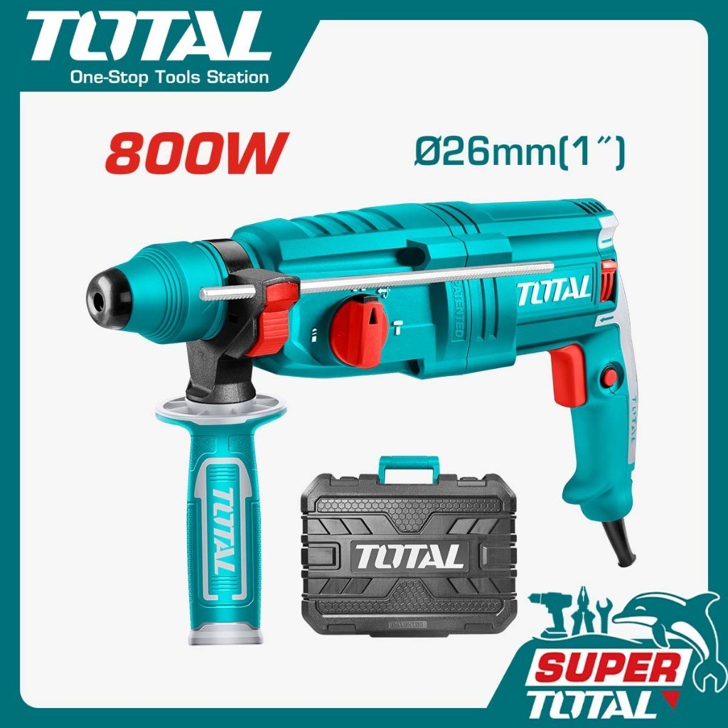 Jual 【TOTAL】Rotary Hammer - Palu Listrik / Jack Hammer 800W - 1500W ...