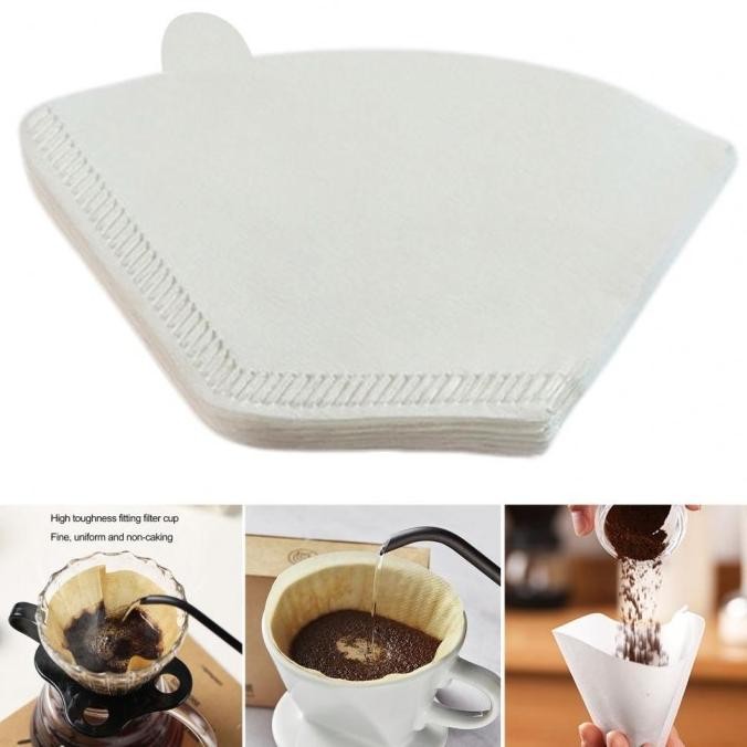 Jual Paper Filter FLAT BOTTOM Model Kertas Filter Saringan Kopi V60 ...