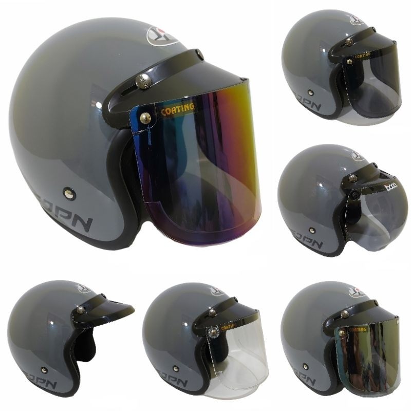 Jual Cuci Gudang Helm Jpn Original Satu Set Dengan Kaca | Shopee Indonesia