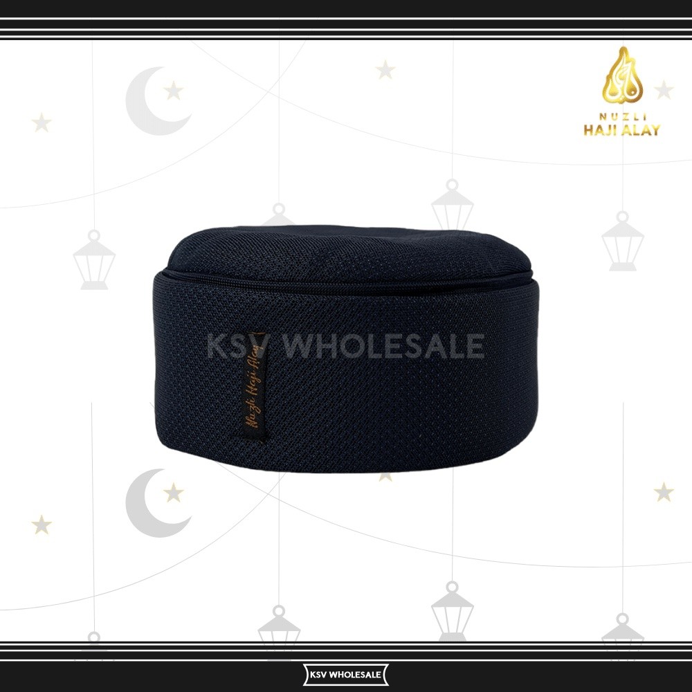 Jual Discount Peci Lipat Mesir Habasya Premium Kopiah Hitam Putih Abu Biru Kopyah Sholat Maiyah ...