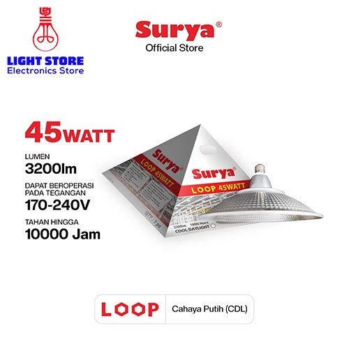 Jual SURYA LED 45W CW LOOP LAMPU LED | Shopee Indonesia