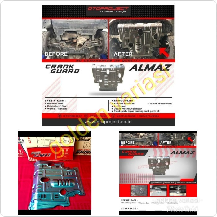 Jual CRANK GUARD / PELINDUNG BAWAH MOBIL WULING ALMAZ | Shopee Indonesia