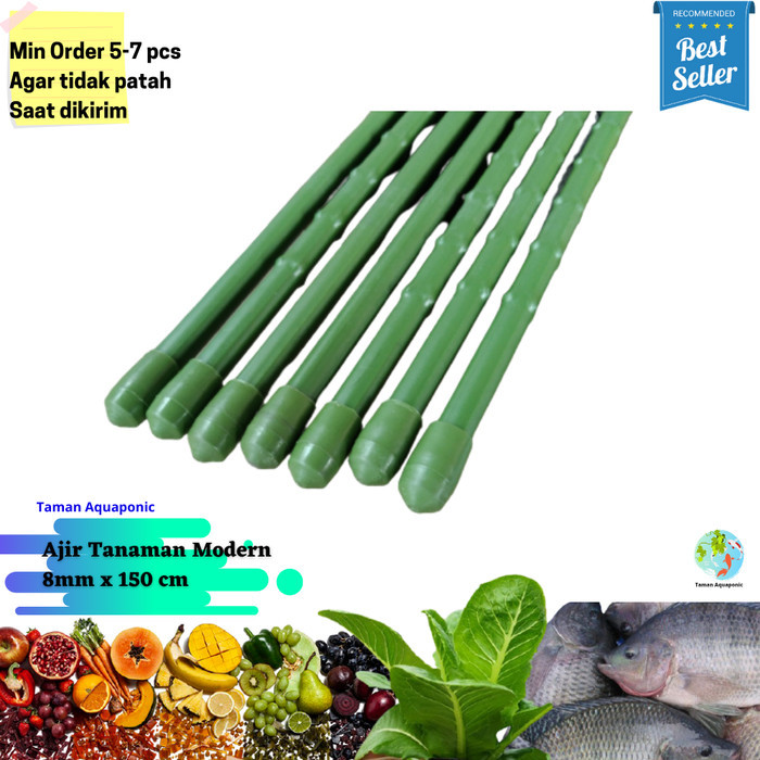 Jual PLANT STAKE - AJIR TANAMAN MODERN 8X1500 MM 7 PCS BARU | Shopee Indonesia