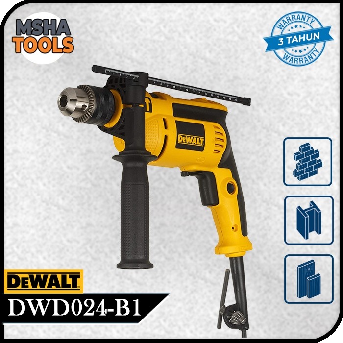 Jual Dewalt Bor Impact Listrik / Impact Drill 650W 1m Dewalt DWD024 ...