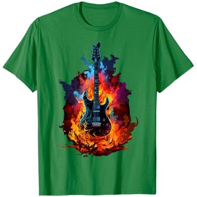 Jual Gitar Listrik: Rhapsody dalam api yang berkobar dan T-Shirt yang ...