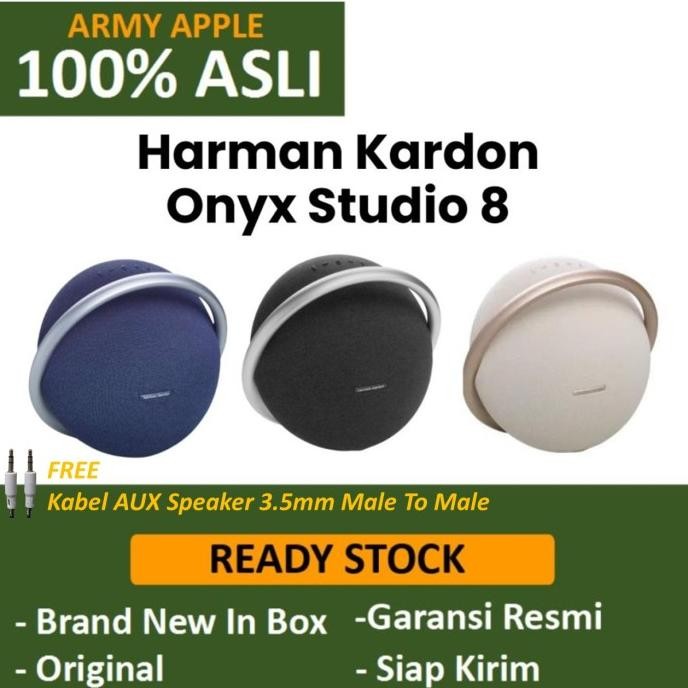 Jual HARMAN KARDON ONYX STUDIO 8 SPEAKER PORTABLE BLUETOOTH ONYX 8 ...