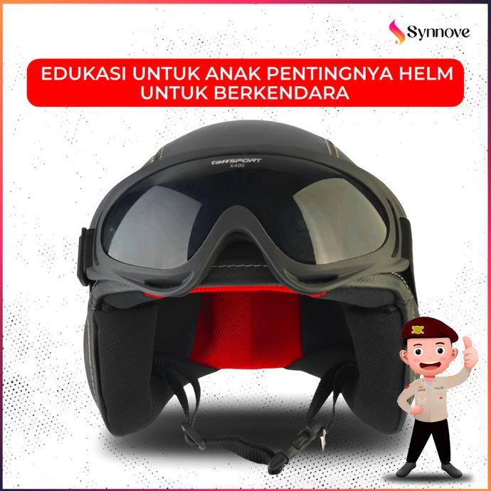 Jual Helm Anak Perempuan Pororo Retro Classic Helm Anak Laki Laki Helm ...