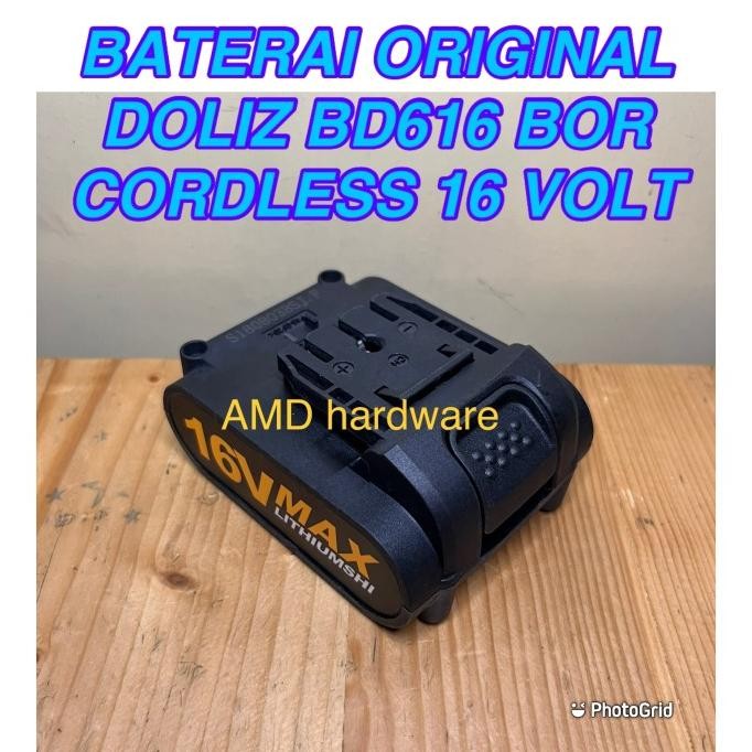 Jual diskon! baterai battery bor cordless 21 volt bd616 bd618 21v doliz ...