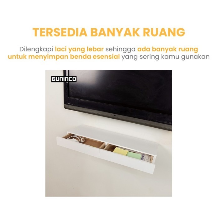 Jual Guninco Ambalan Laci Melayang Rak Kayu Ambalan Dinding Kamar ...