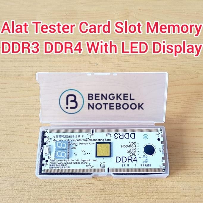 Jual Alat Tester Test Card Slot Memory RAM DDR3 DDR4 SODIMM Motherboard ...