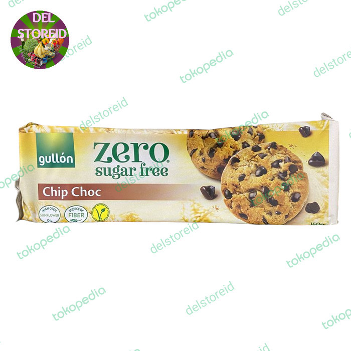Jual Gullon choco chip and cookies zero sugar free 150 gr | Shopee ...