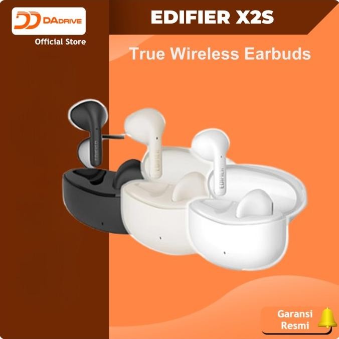 Jual Murah Edifier Tws X2S True Wireless Earbuds Ip54 With Call Noisecancellation Garansi Resmi ...