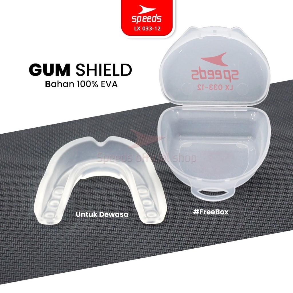Jual SPEEDS Gamsil Gumshield Pelindung Gigi Mulut Boxing Mouthguard Gum ...