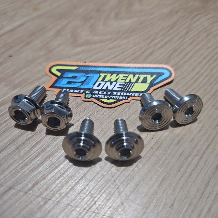 Jual Baut Stainless Anti Karat Spakbor Depan Aerox Nmax Lexi Heng Thailand | Shopee Indonesia