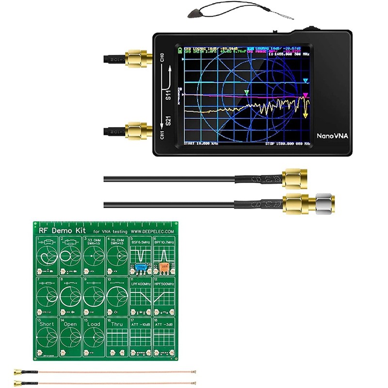 Jual Nanovna Vector Network Analyzer 2.8 Inch Touchscreen With | Shopee ...