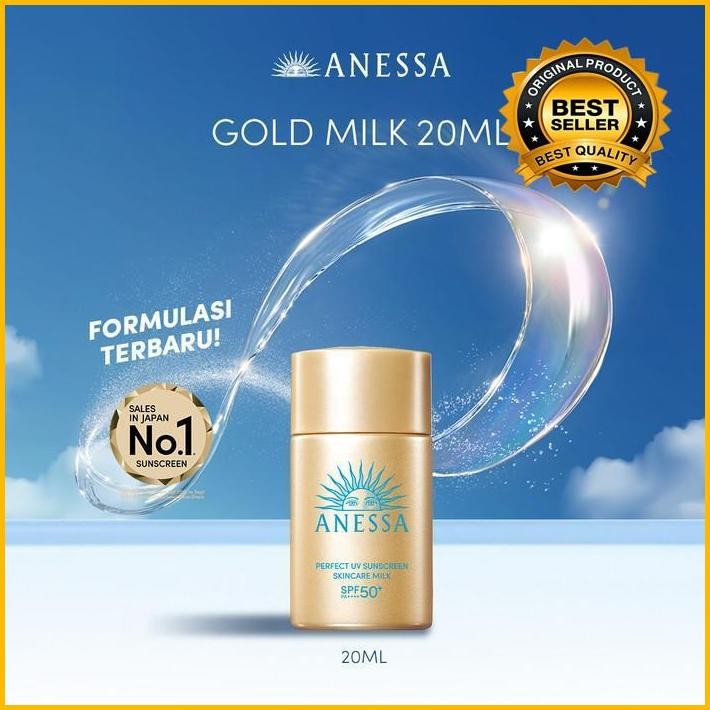 Jual Anessa - Perfect Uv Sunscreen Skin Care Milk Spf 50+ Pa++++ 20Ml ...