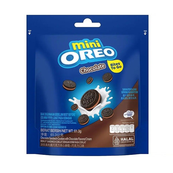 Jual OREO MINI CHOCOLATE 61.3 GR - BISKUIT | Shopee Indonesia