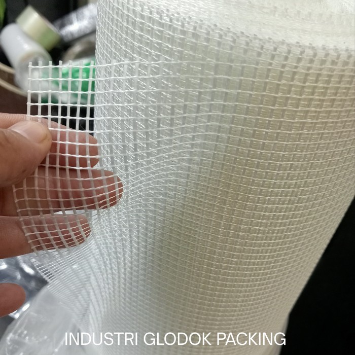 Jual Fiberglass Mesh Fibermesh Waterproof Net 5Mm (1M X 50M )Serat ...