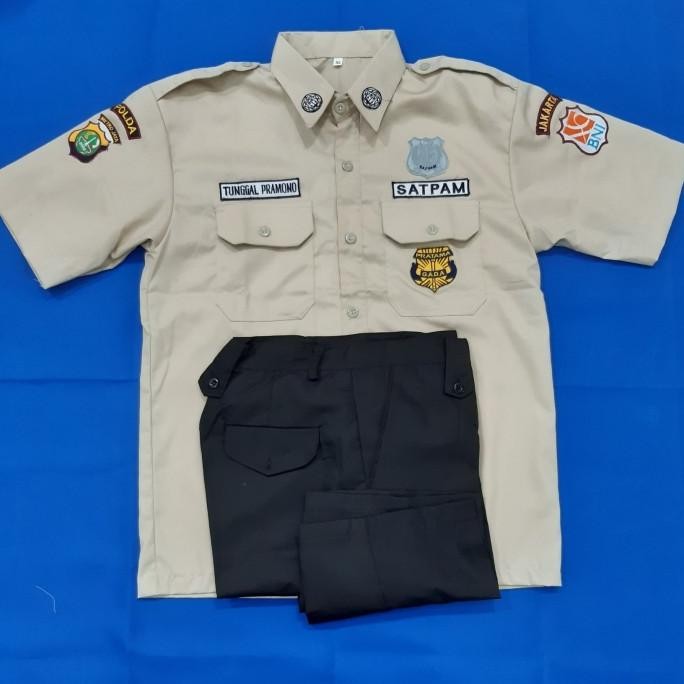 Jual SERAGAM PDH CREAM SATPAM SECURITY TERBARU | Shopee Indonesia