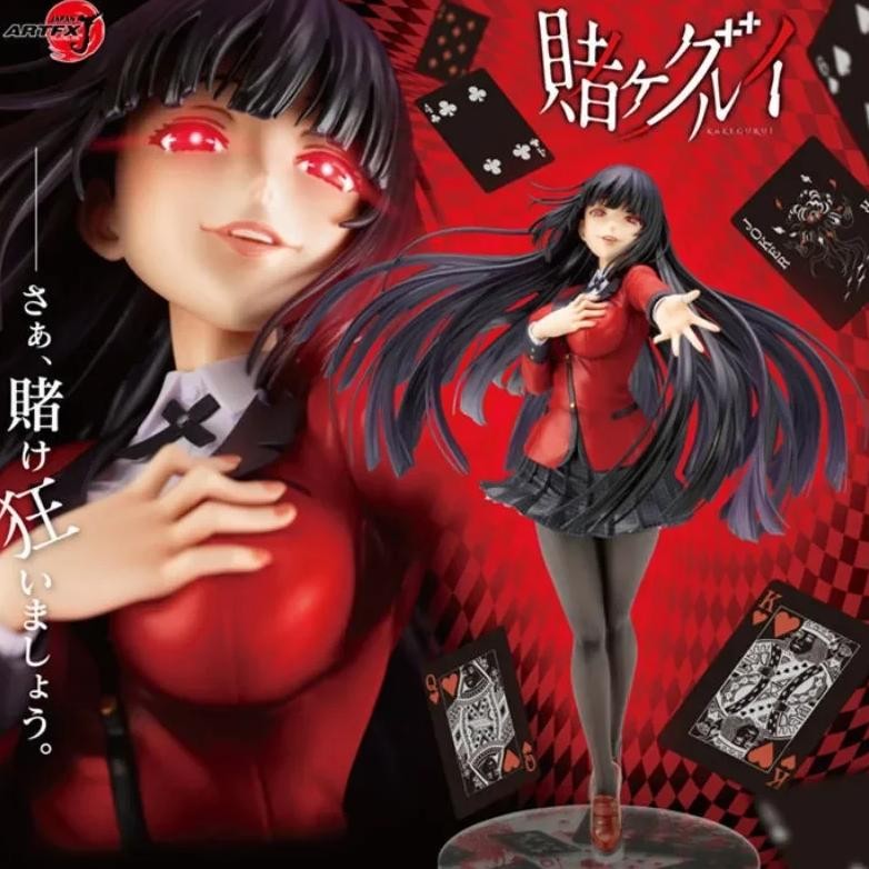 Jual 22Cm Artfx J Kakegurui Anime Girl Figure Yumeko Jabami Action ...