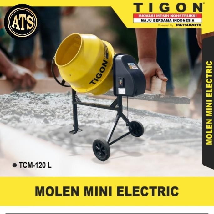 Jual MESIN PENGADUK SEMEN MOLEN CONCRETE MIXER 120 LITER TIGON ORIGINAL ORIGINAL DAN TERPERCAYA ...
