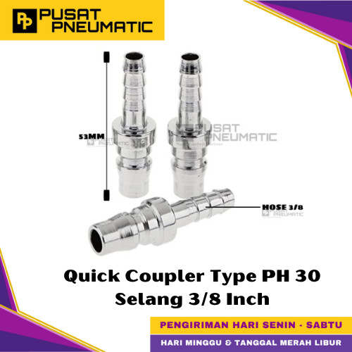 Jual PH 30 Air Quick Release Joint Coupling Coupler Male Connector Air ...