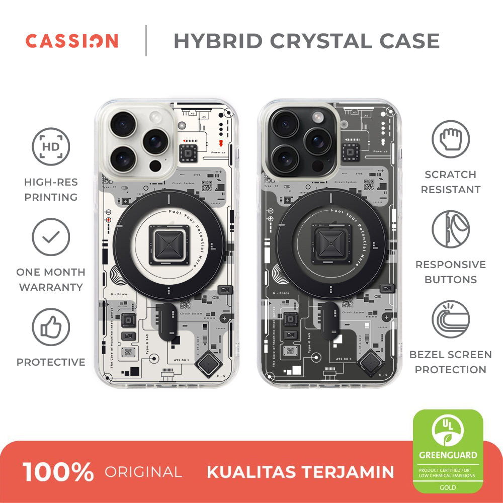 Jual Hybrid Case For iPhone 17 16 15 14 13 12 11 Pro Max Mini Plus ...