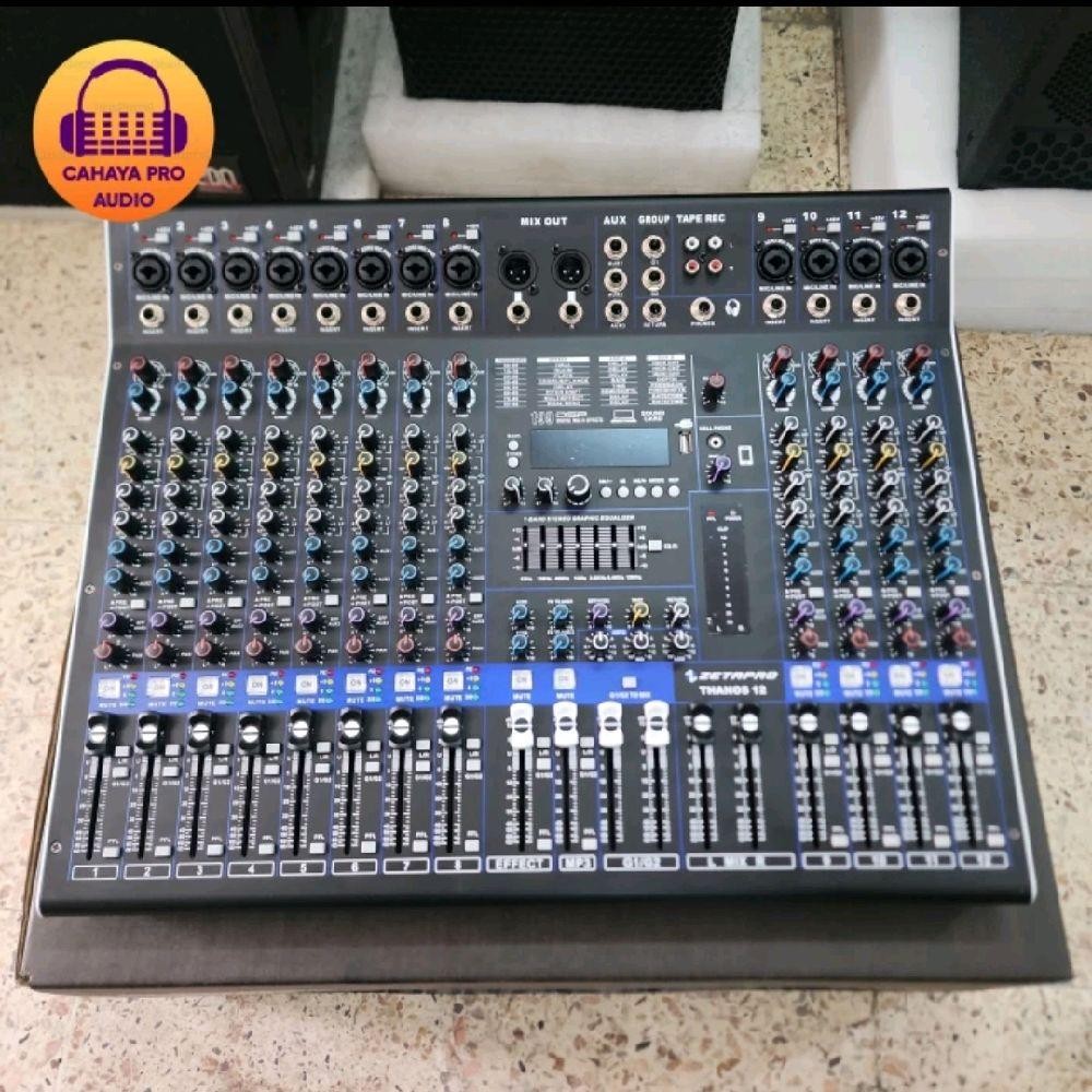 Jual Mixer Zetapro Thanos 12 New Compressor 199 DSP Edit A&B (12 Channel) | Shopee Indonesia
